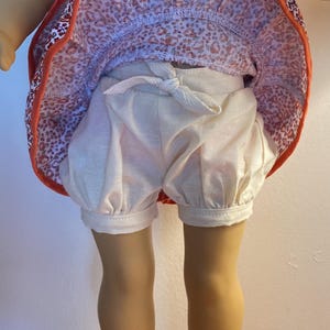 Bloomer Pattern for 18" Dolls, Inspired Feed Sack Bloomers, 1930's ...