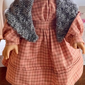 18 Inch Doll Shawl Knitting Pattern, Knitting Pattern to Make Prairie ...
