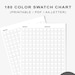 2 Color Blends Combination Chart Sheet Printable PDF Download, Color ...