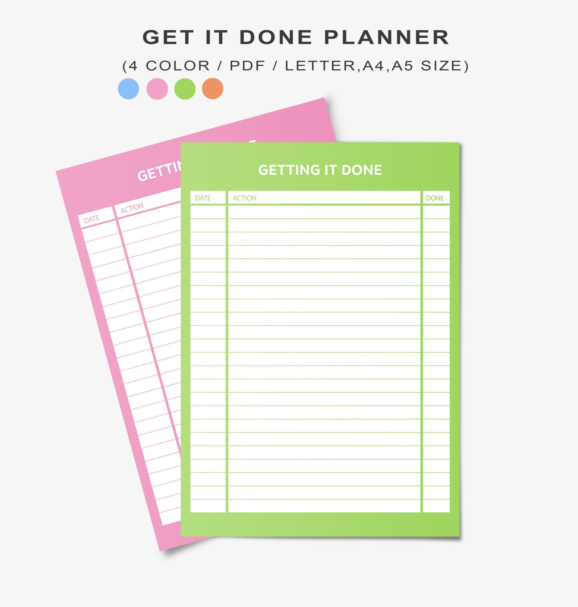 Checklist Notepad Goodnotes Planner Printable Digital - Etsy