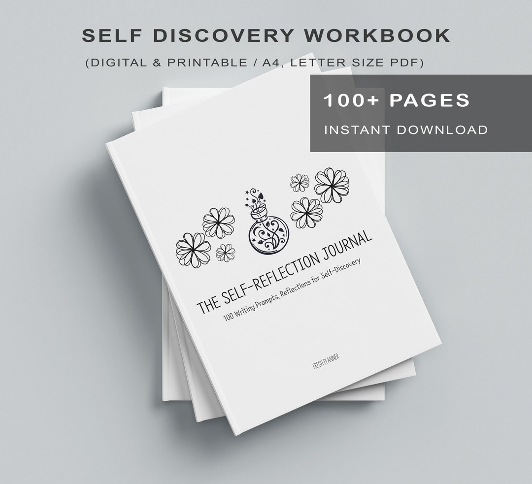 Mindfulness Journal Digital, Self Reflection Workbook PDF, Self ...