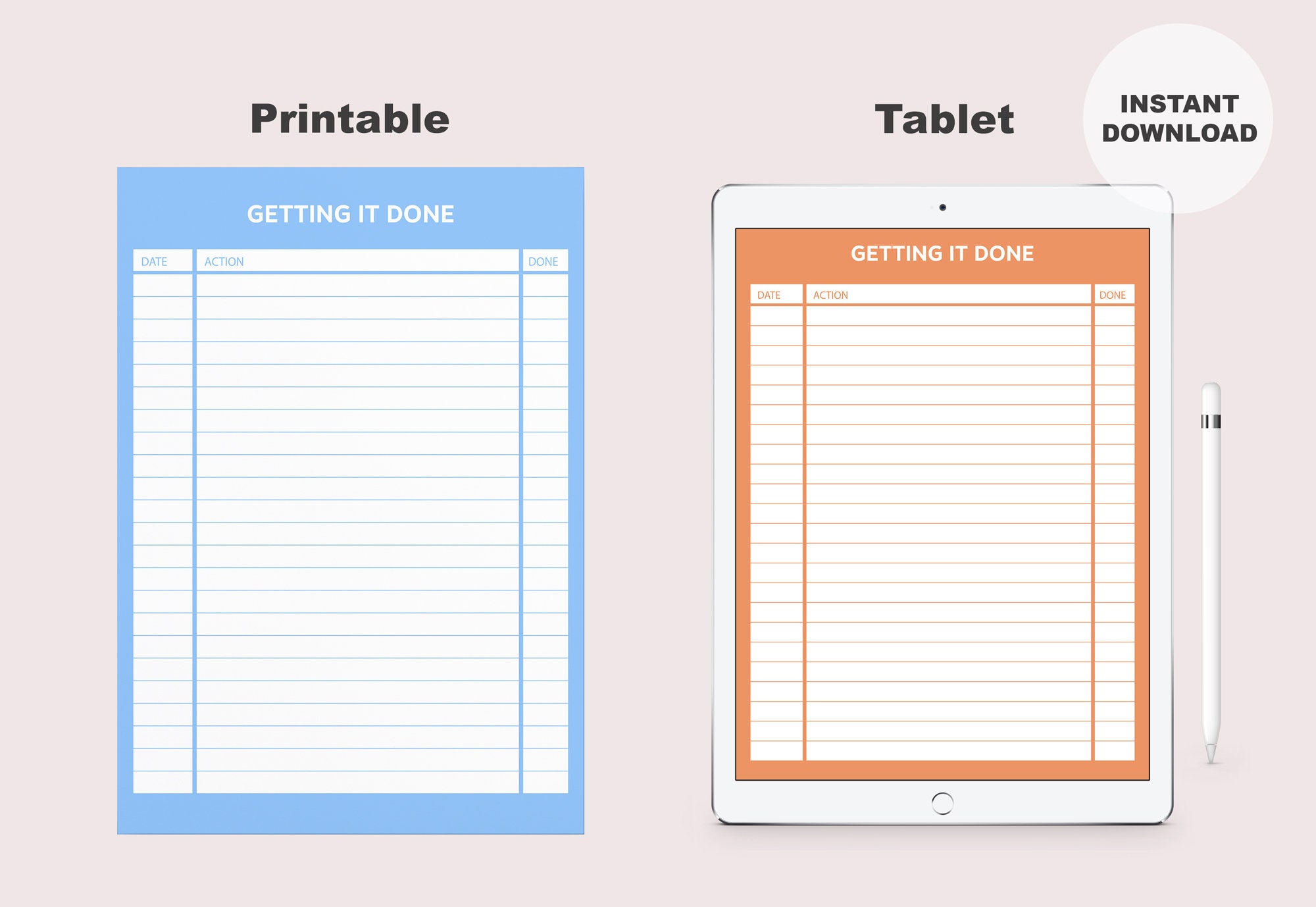 Checklist Notepad Goodnotes Planner Printable Digital - Etsy