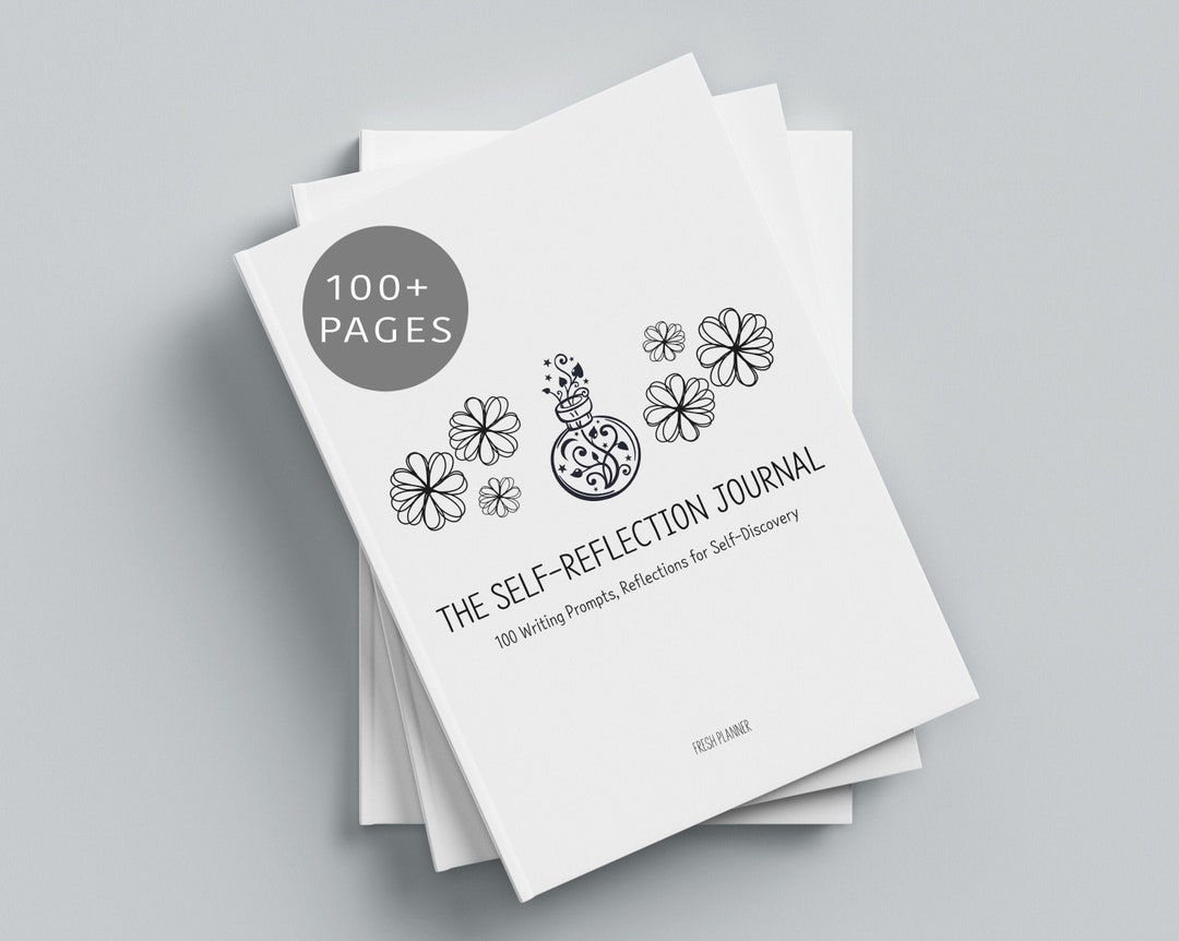 100 DAYS of Journal Prompts for Self Discovery, Self Reflection Anxiety ...