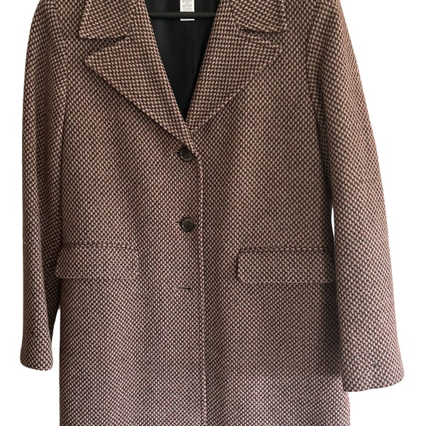 Wool Tweed Coat - Etsy