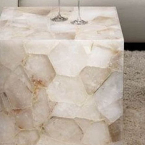 Crystal Quartz Coffee Tablegemstone Side Table and Coffee - Etsy