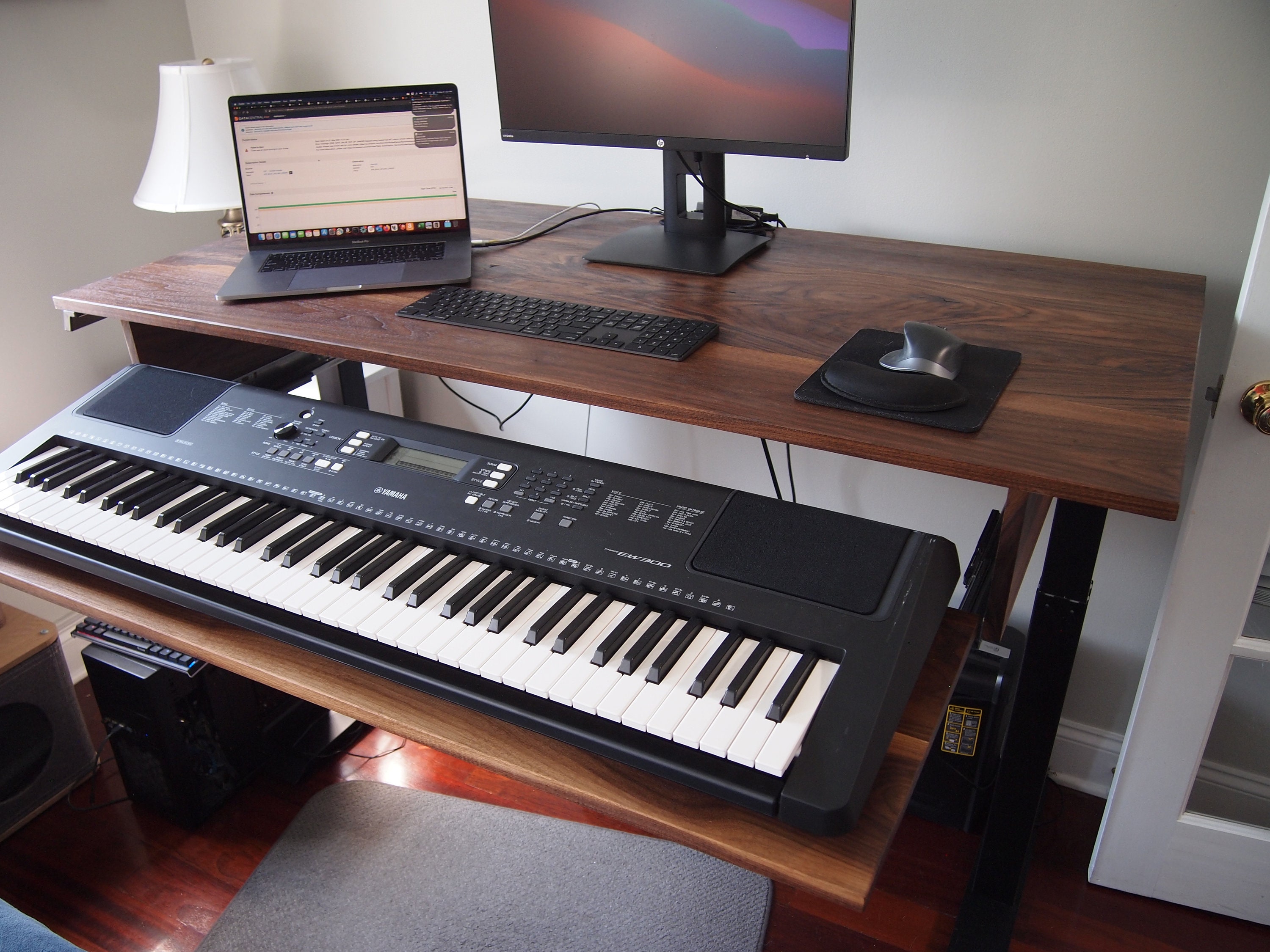 American Walnut Sit-stand Studio Desk - Etsy Australia