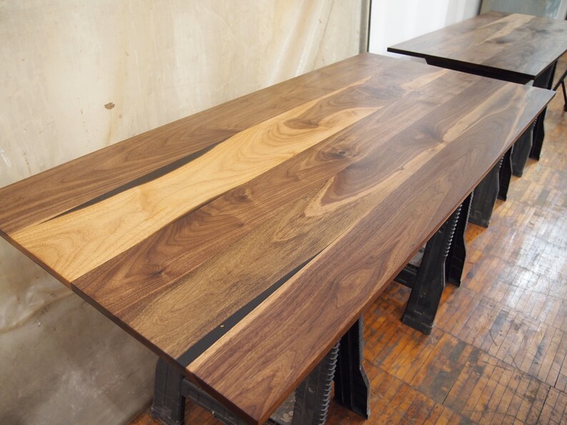 Solid American Black Walnut Desktop and Table Top - Etsy