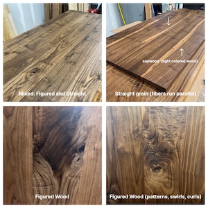 Solid American Black Walnut Desktop and Table Top - Etsy
