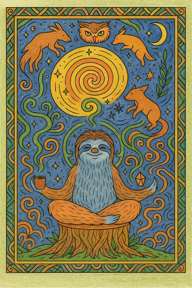 Psychedelic Adult Coloring Book | Trippy Mushroom & Spirit Animal Pages ...