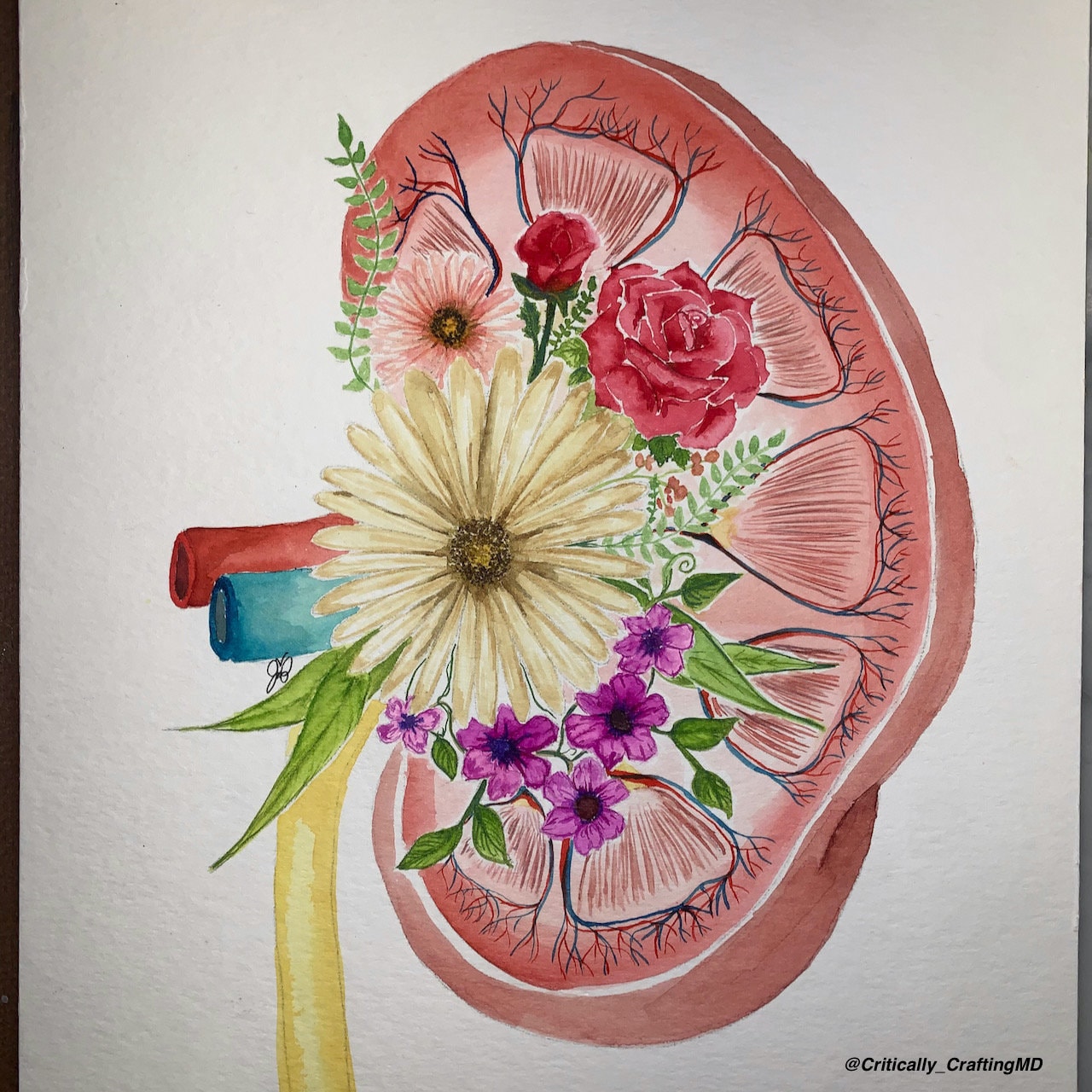 Floral Kidney - Etsy