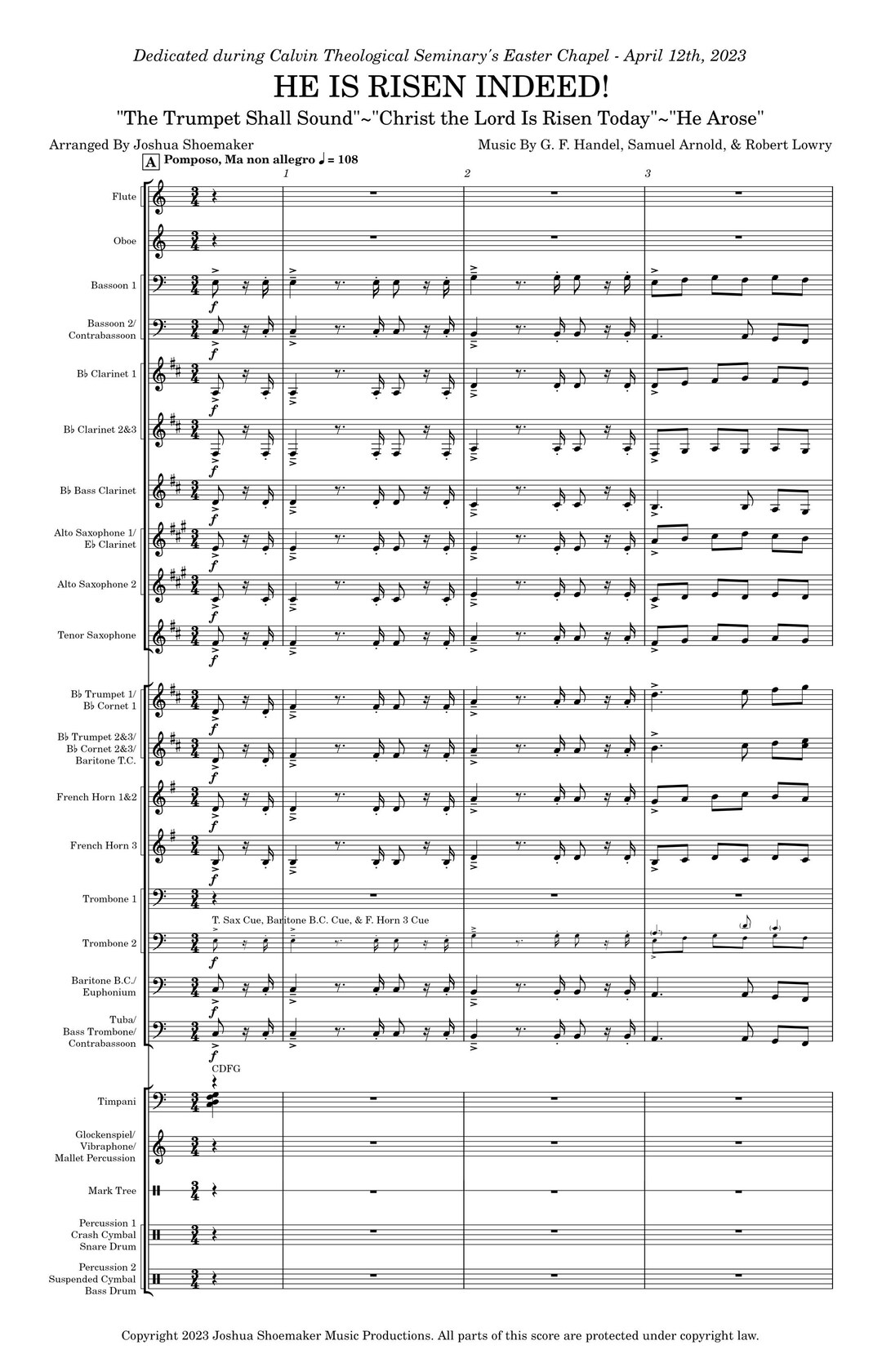 E is Risen Indeed! - Symphonic Band - Sacred Series - Medium Difficulty ...