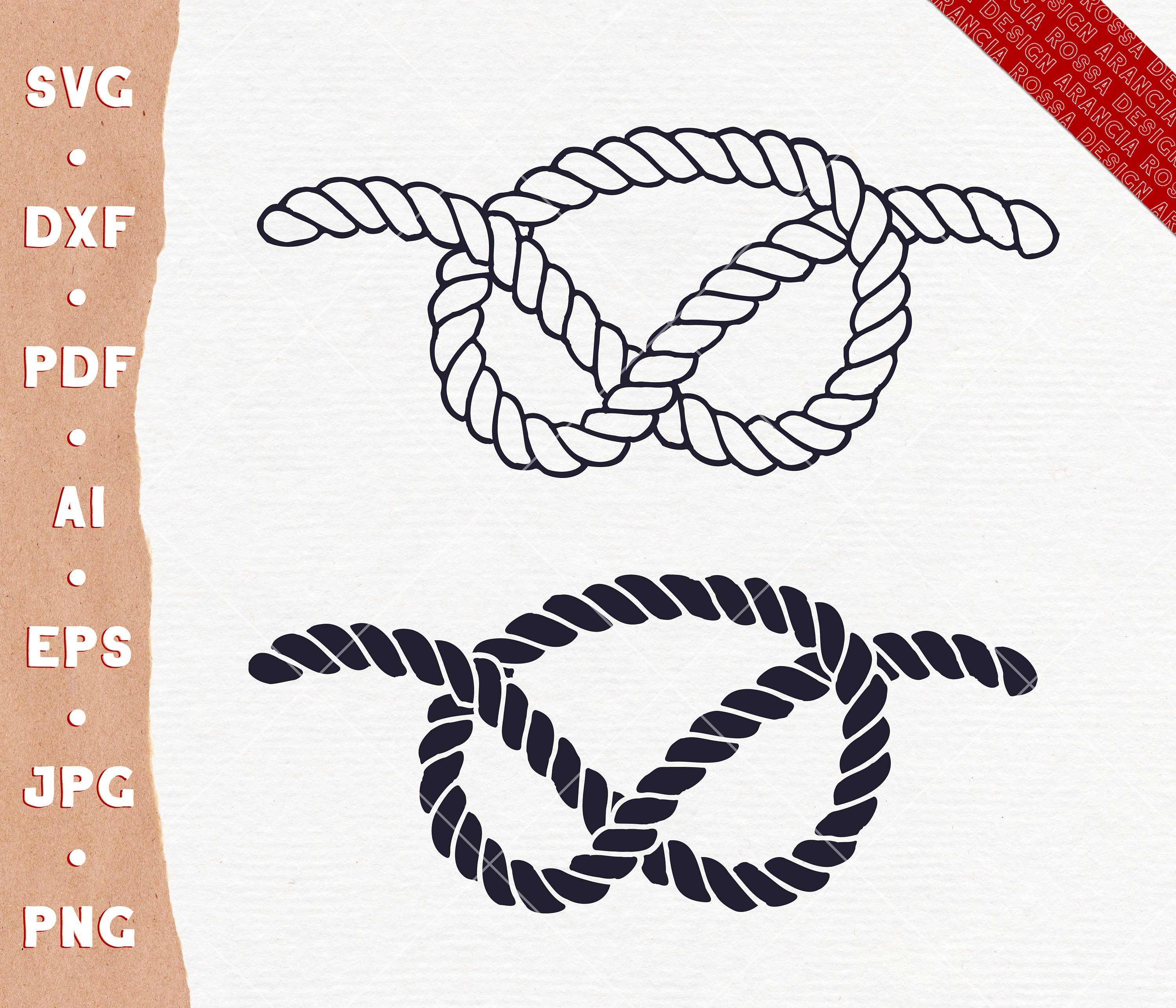 Kids' Crafts Paper, Party & Kids Nautical rope cut file Rope svg Cricut ...