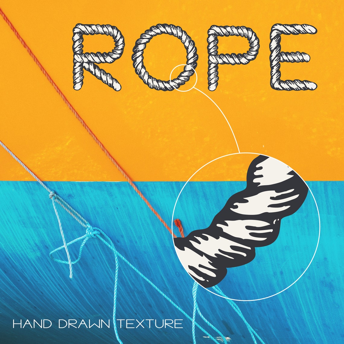 Rough Rope Alphabet, Rope Letters, Rope Alphabet Clipart, Rope Letters ...