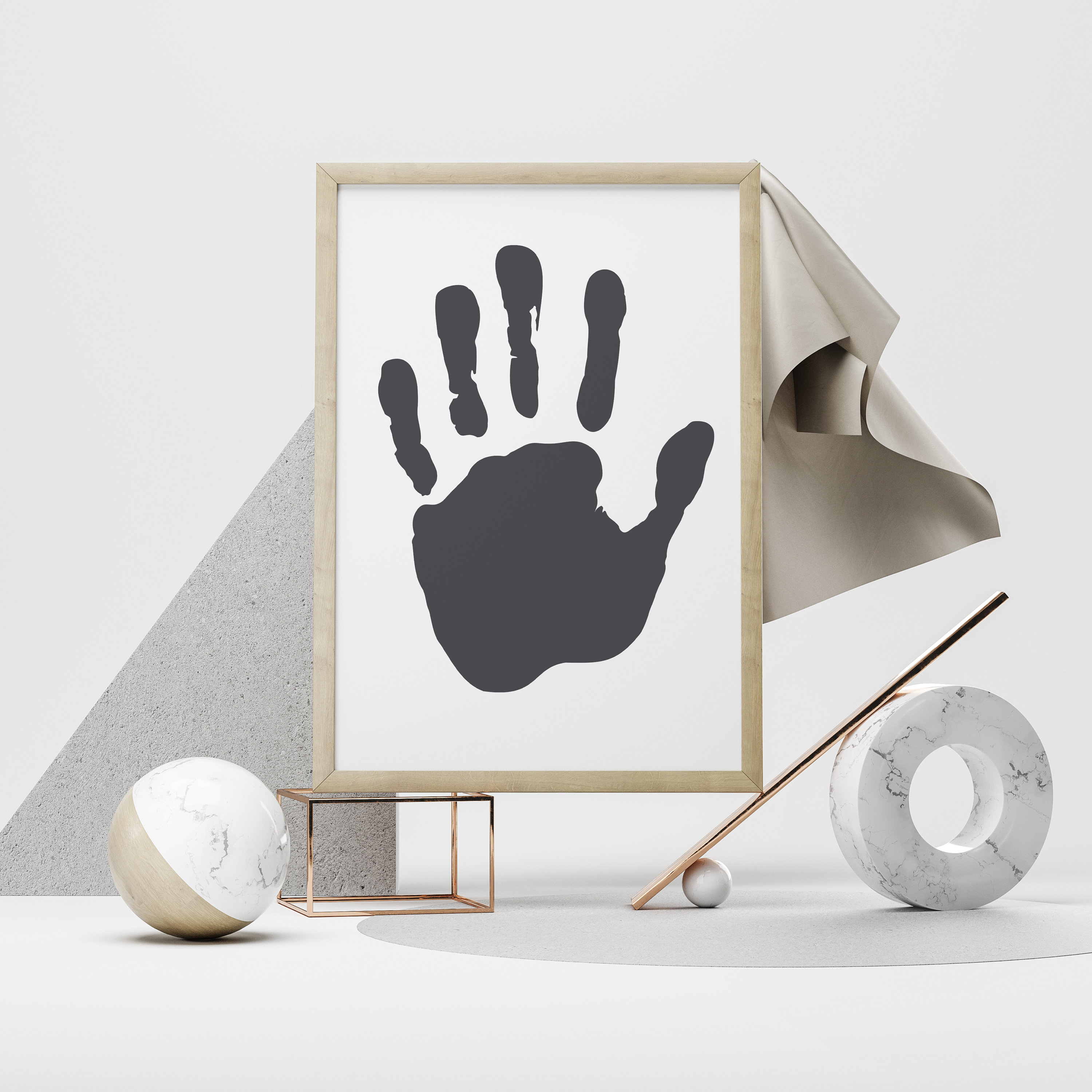 Handprint SVG, Hand Palm SVG Dxf Png Eps, Hand Svg, SVG Files for ...