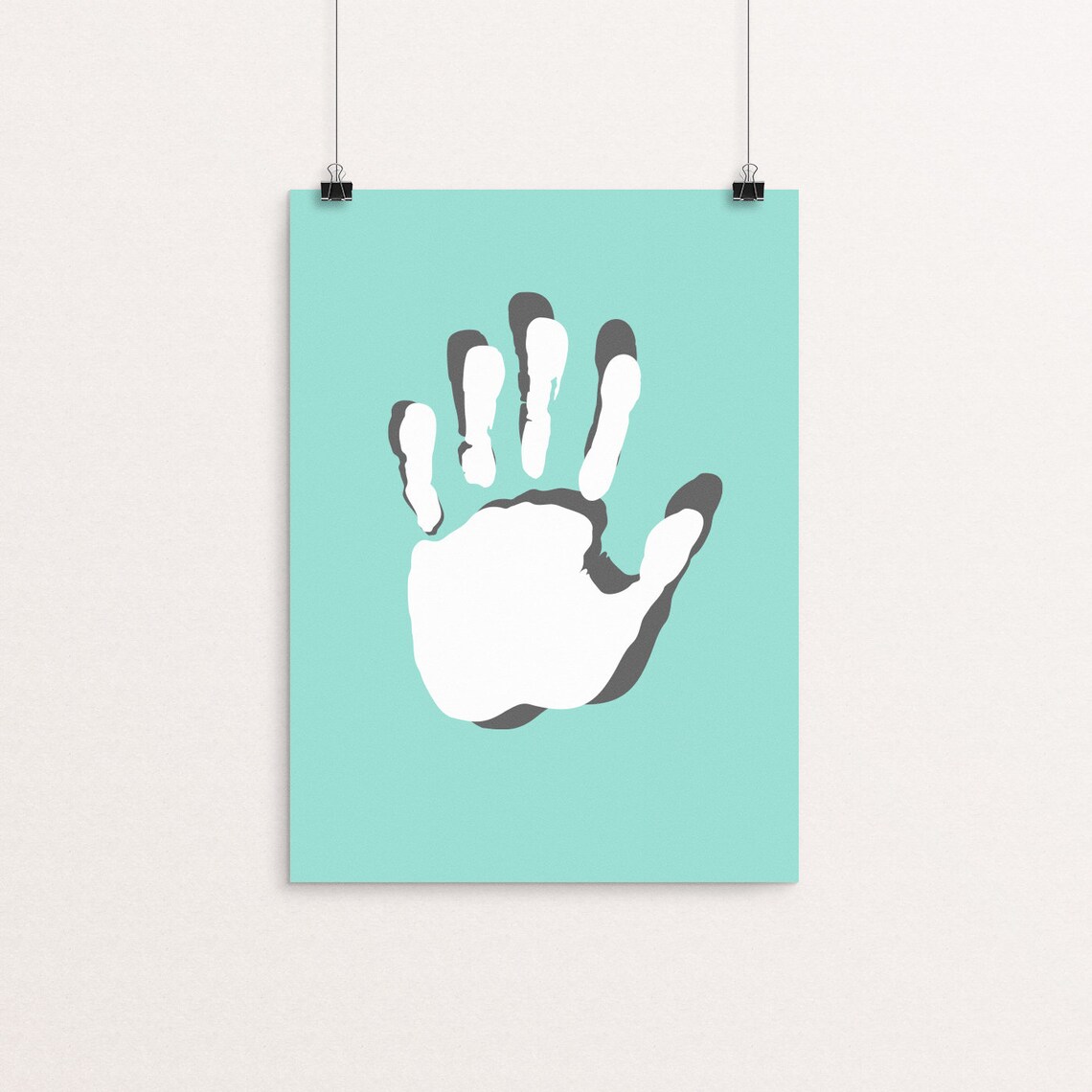 Handprint SVG, Hand Palm SVG Dxf Png Eps, Hand Svg, SVG Files for ...