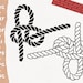Rope SVG, Slip Knot Svg, Nautical Rope Knot SVG Cut File, Slip Knot ...