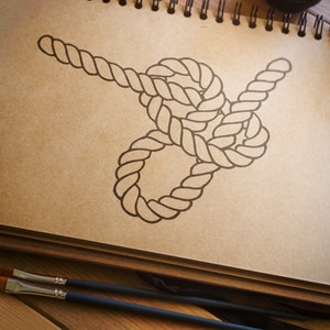 Rope SVG Slip Knot Svg Nautical Rope Knot SVG Cut File Slip - Etsy