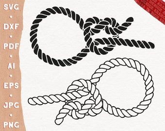 Rope SVG Rope Border Svg Rope Frame Rope Cut File - Etsy Canada