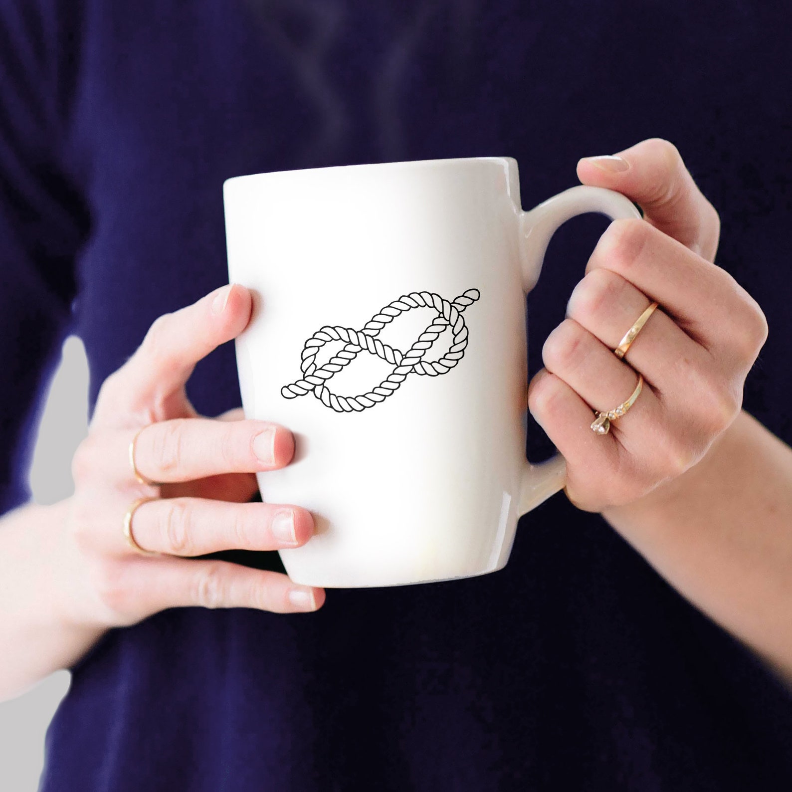 Nautical Rope Knot SVG Cut File, DXF PNG Eps, Marine Rope Knot Svg ...