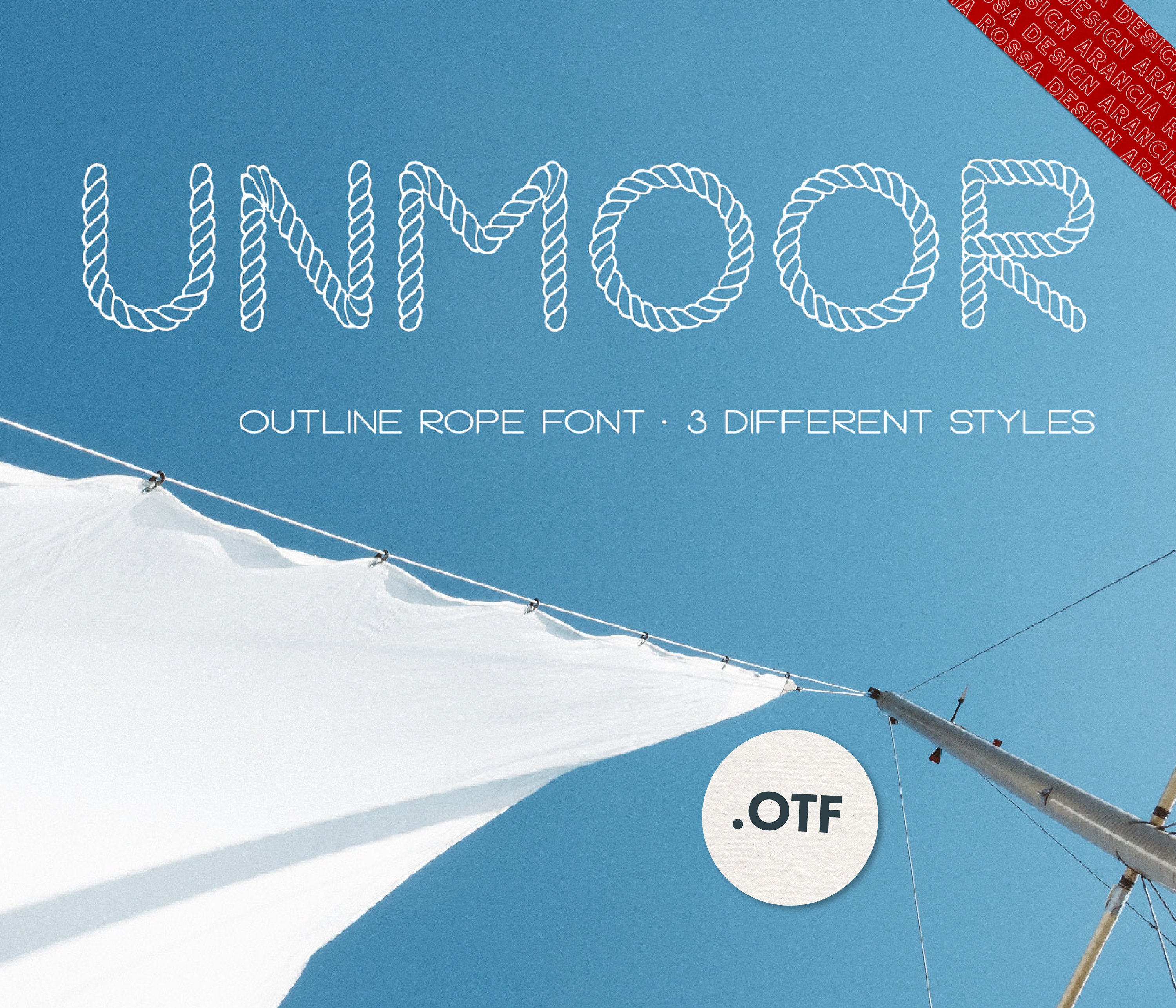 Unmoor Outline Rope Font, Rope Font SVG, Rope Alphabet SVG, Cricut ...