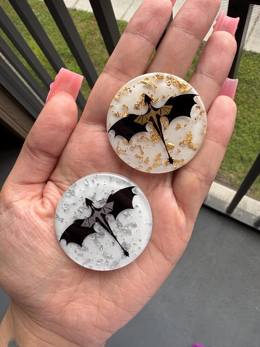 Dragon FOURTH Wing Phone Grip, Kindle Grip, Book Themed, Iron Flame ...