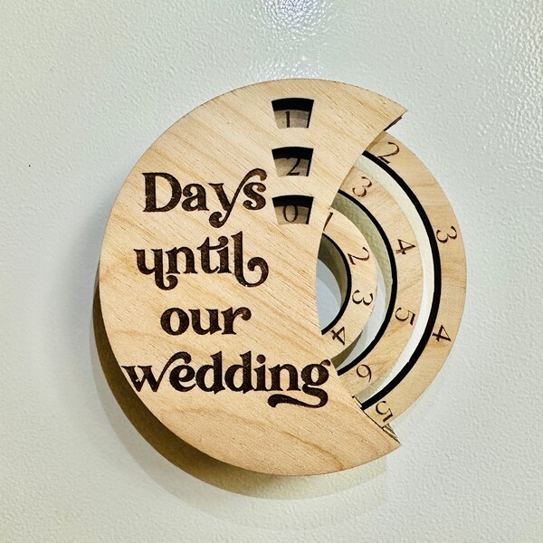 Wedding Countdown - Etsy