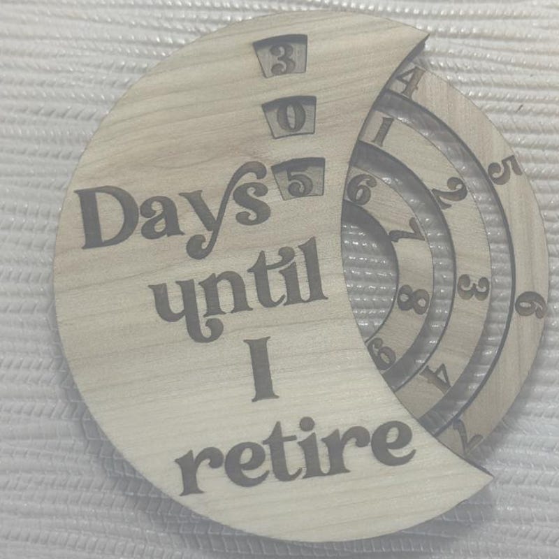 Retirement Calendar - Etsy