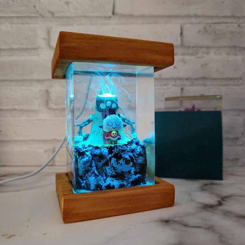 Cult of the Lamb Resin Lamp – Indie Game Diorama LED Light – Handmade ...