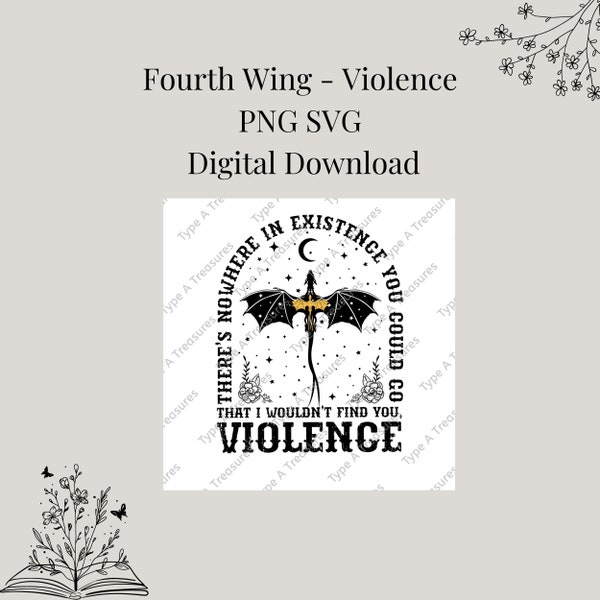 Fourth Wing Png - Etsy