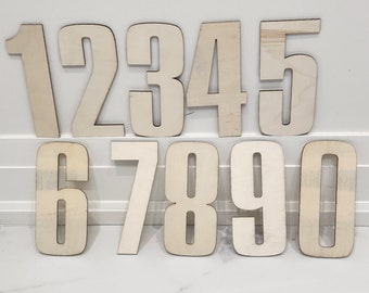 Unfinished Wooden Block Number 4 Craft up to 24 DIY - Etsy