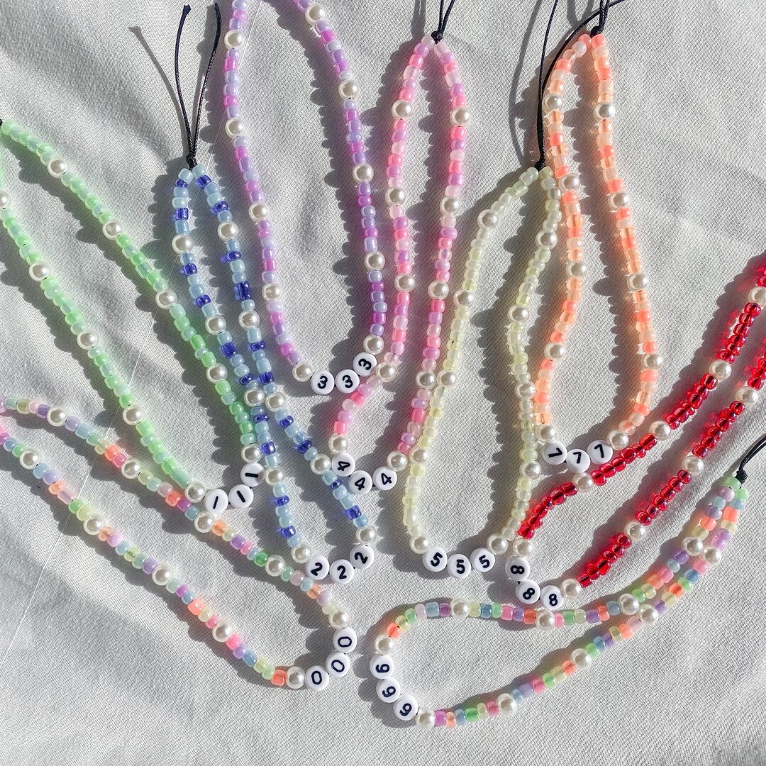 Angel Numbers Phone Charm - Etsy