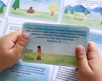 Philippians 4:8 Bible Verse Flip Book Bible Verse - Etsy