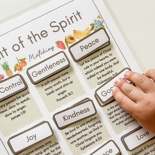 Fruit of the Spirit Coloring Wheel Printable Bible Activity - Etsy