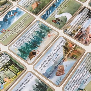 Be Still and Know Bible Verse Cards for Kids, Printable Scripture ...