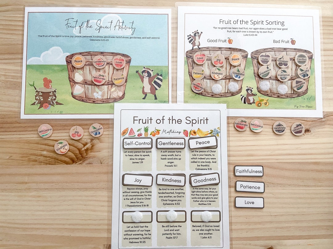 Fruit of the Spirit Bundle - Etsy