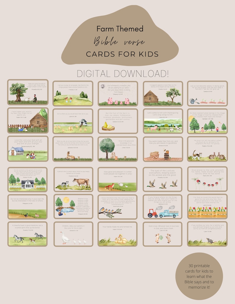 Simple Truths Bible Verse Cards for Kids Scripture Memory - Etsy
