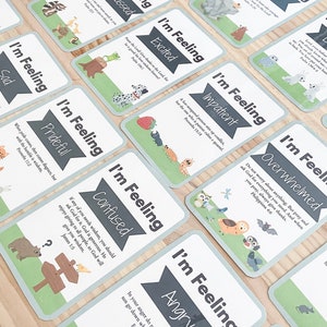 Feelings Cards for Kids, Feeling Cards With Scriptural References ...