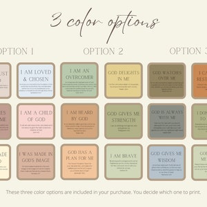 Bible Affirmation Cards for Kids,biblical Truth Cards, Identity in ...