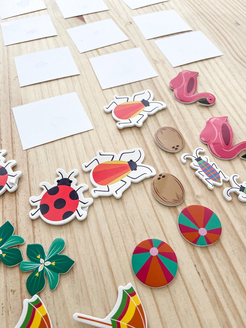 EDITABLE Matching Memory Card Game, Kids' Draw Your Own Matching Game ...