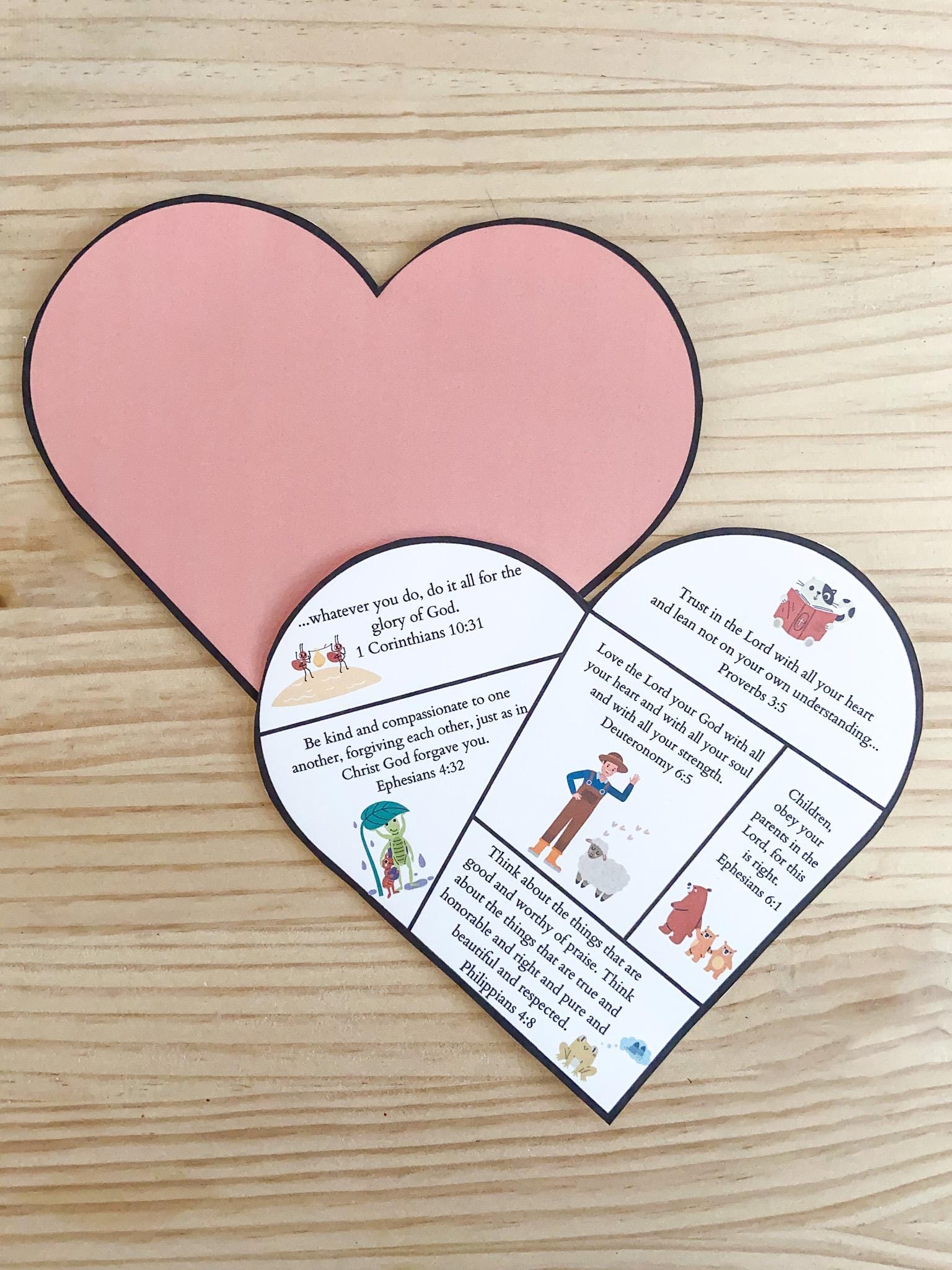 I Have Hidden Your Word in My Heart Activity, Psalm 119:11, Bible ...