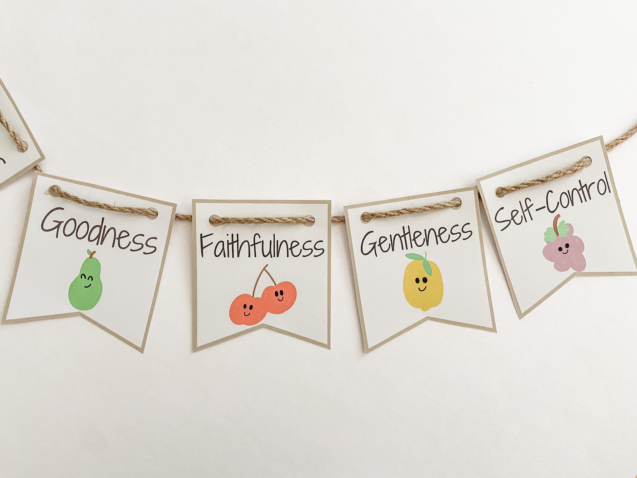 Fruit of the Spirit Banner, Bible Printables, Fruit of the Spirit Wall ...