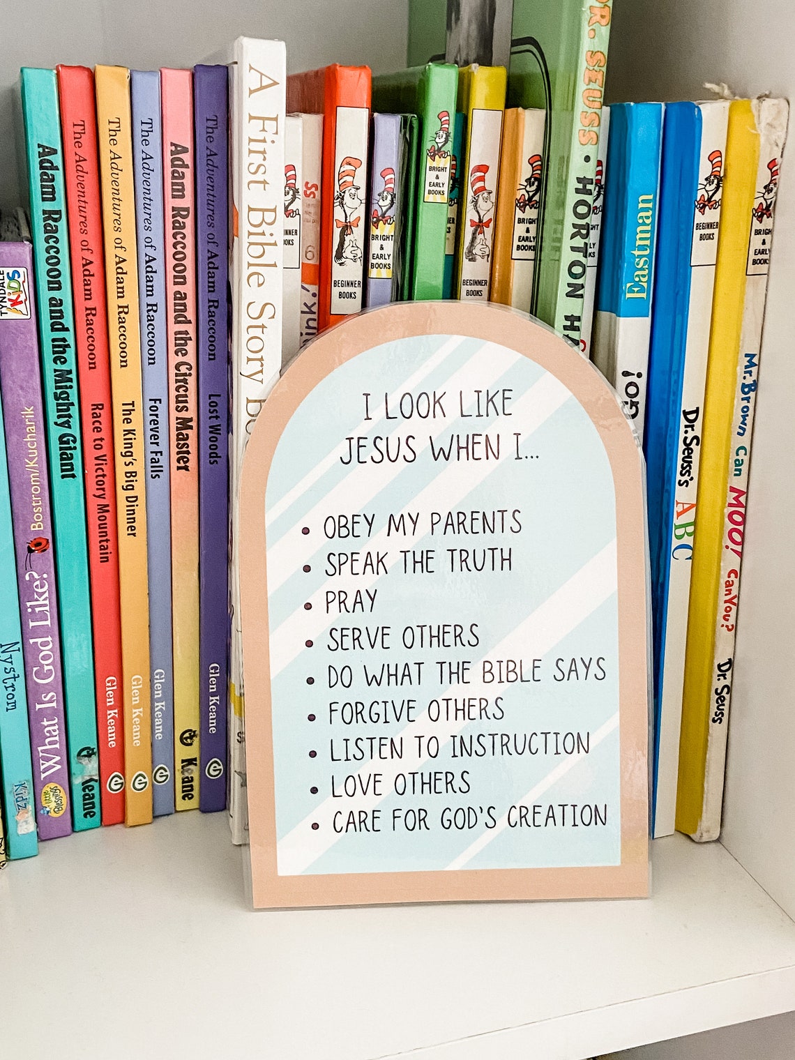 Reflecting Jesus Mirror for Kids, I Can Reflect God's Image Card, Bible ...