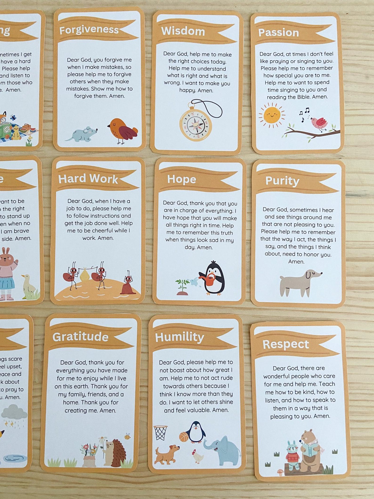Guided Prayer Cards, How to Pray Cards for Kids, Pray, Beginner Prayer ...