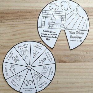 Wise Builder Craft, Bible Coloring Activity Printable, Sunday School ...