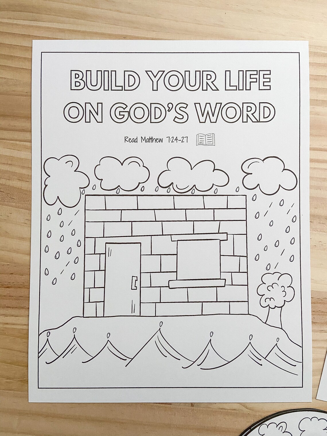Wise Builder Craft and Coloring for Kids Wise Builder - Etsy