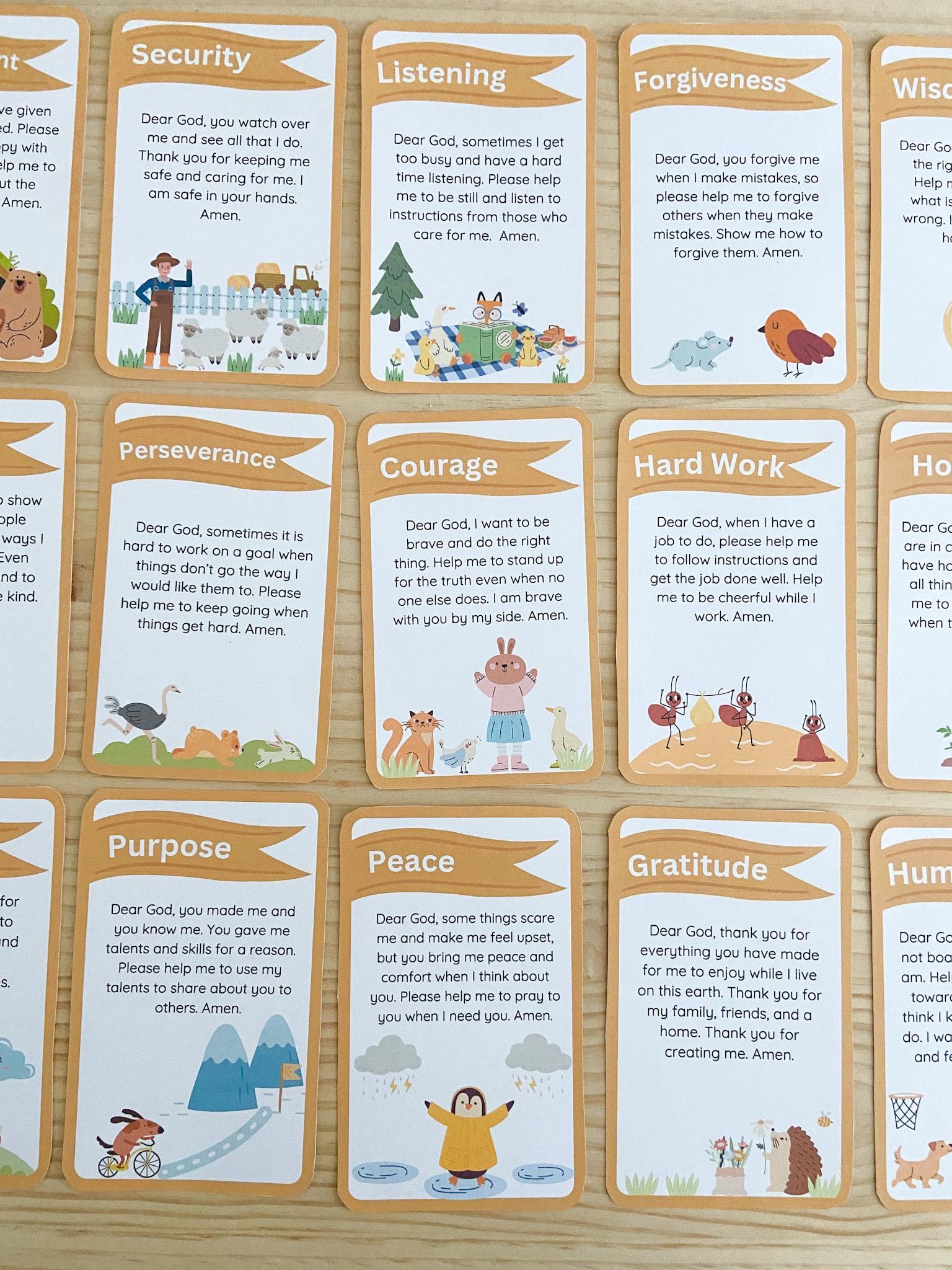 Guided Prayer Cards, How to Pray Cards for Kids, Pray, Beginner Prayer ...