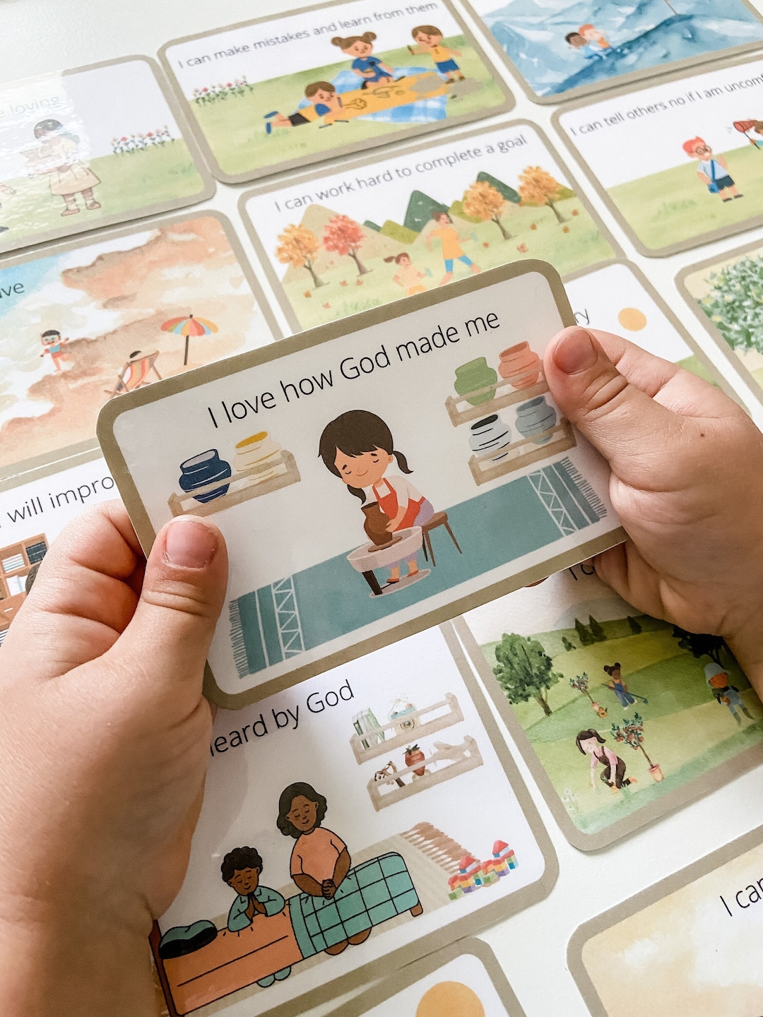 Christian Affirmation Cards for Little Ones, Christian Affirmations for ...