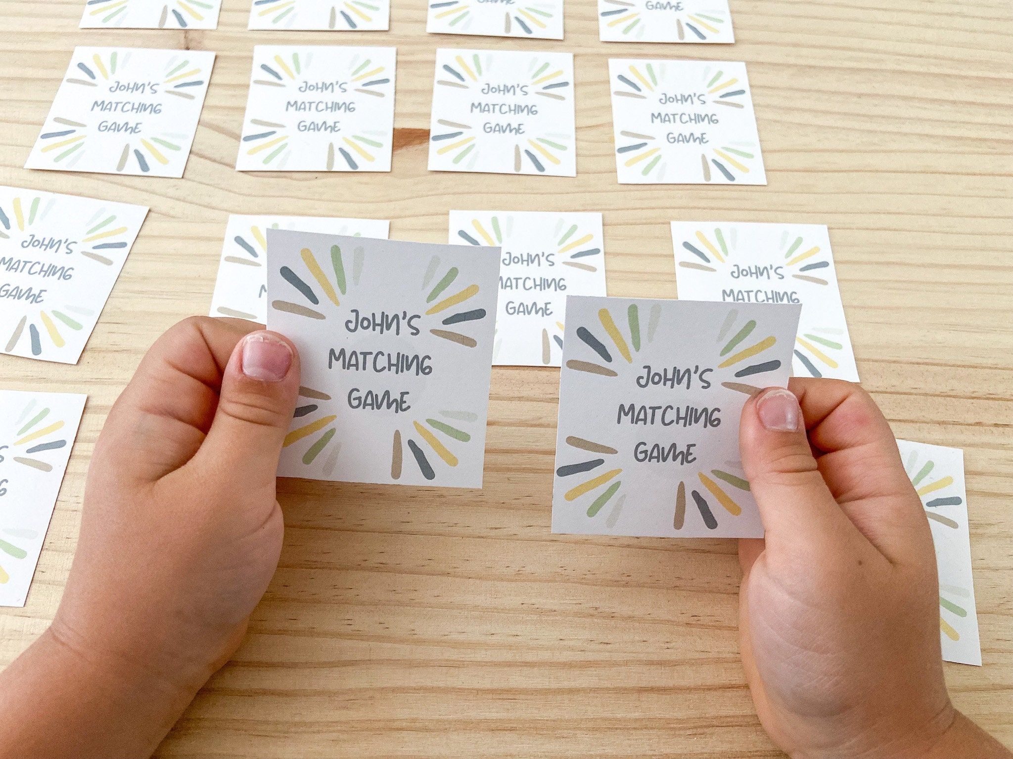Editable Matching Memory Card Game - Kids Draw Your Own Printable ...