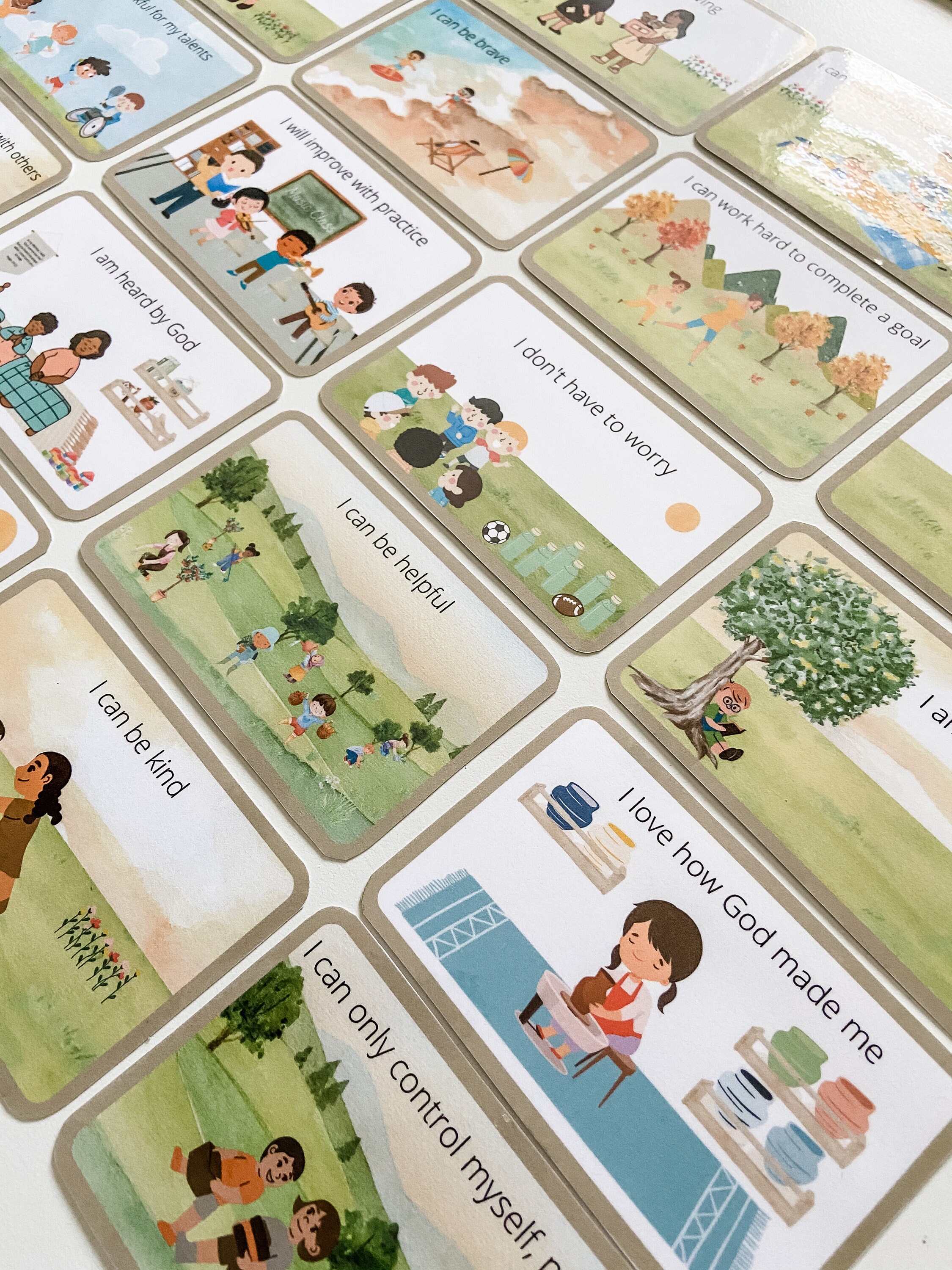 Christian Affirmation Cards for Little Ones Christian - Etsy UK