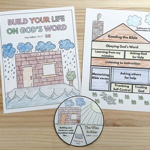 Wise Builder Craft and Coloring for Kids Wise Builder - Etsy